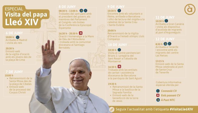 À Punt despliega una programación especial para seguir la visita del ...